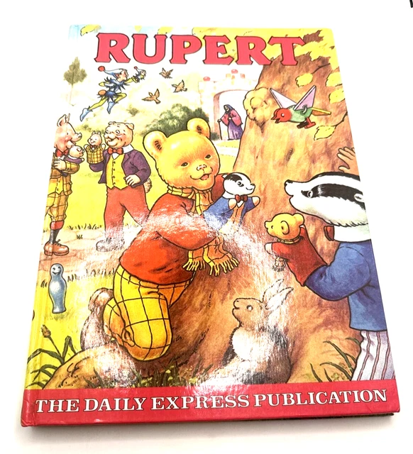RUPERT BEAR ANNUAL Unclipped Comic Daily Express £7.99 - PicClick UK