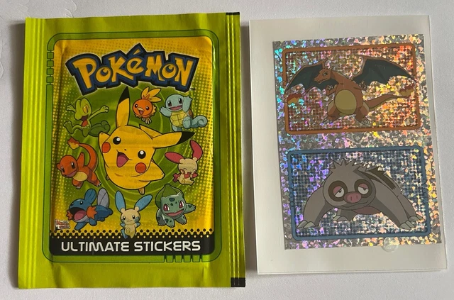 BOOSTER PACK ULTIMATE Stickers Pokemon Serie 7 Charizard Mint Merlin ...
