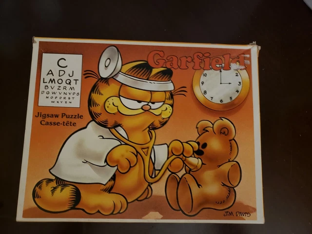GARFIELD AS A Doctor Puzzle Parker Brothers 1978 $25.00 - PicClick CA