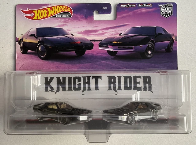 HOT WHEELS PREMIUM Car Culture Knight Rider K.i.t.t & K.a.r.r 2 Car Set ...