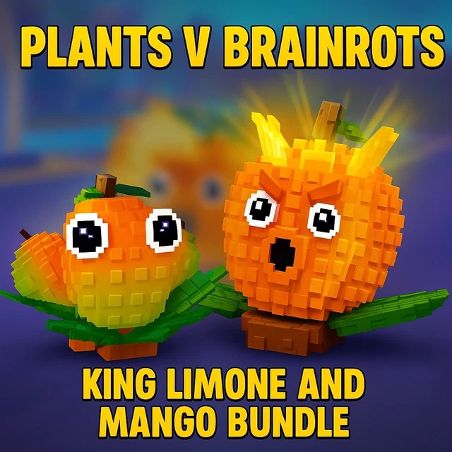 ROBLOX PLANTS VS Brainrots💸Mango and king limone BUNDLE Perfect for ...
