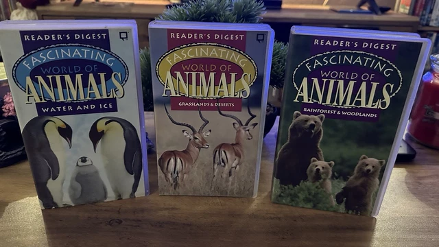 FASCINATING WORLD OF Animals VHS Video Collection Bundle (Readers ...