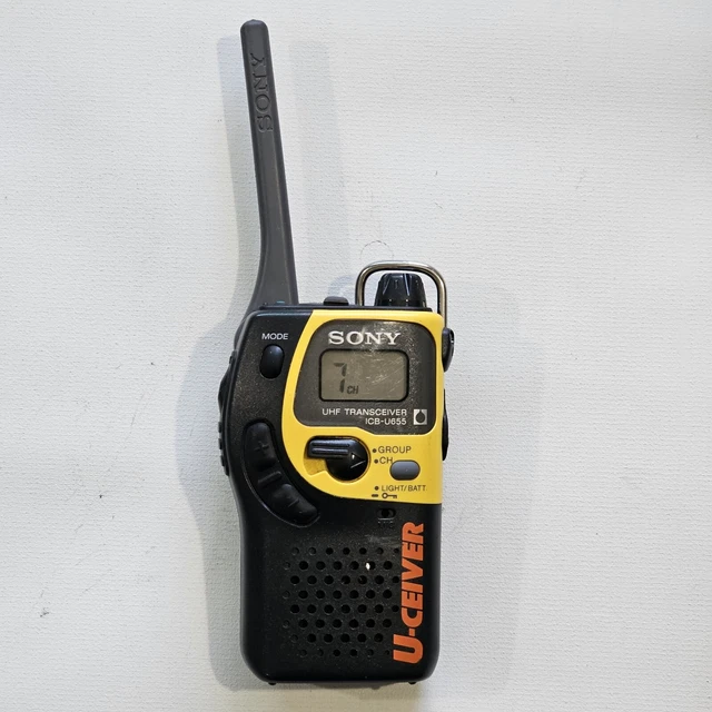 SONY U-CEIVER UHF Transciever Radio Portable Numérique Portable ICB ...