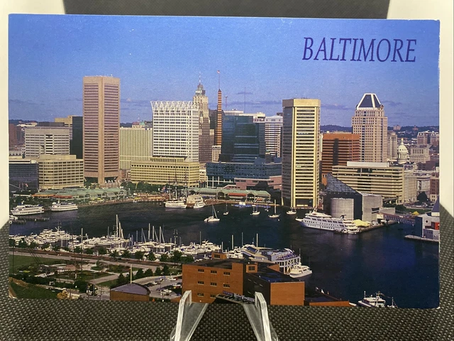 POSTCARD - SKYLINE and Inner Harbor, Baltimore, Maryland, USA B10 $4.90 ...