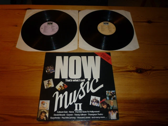 NOW THATS WHAT I CALL MUSIC VOL 2 1980s VINYL DOUBLE ALBUM 2x RECORDS ...
