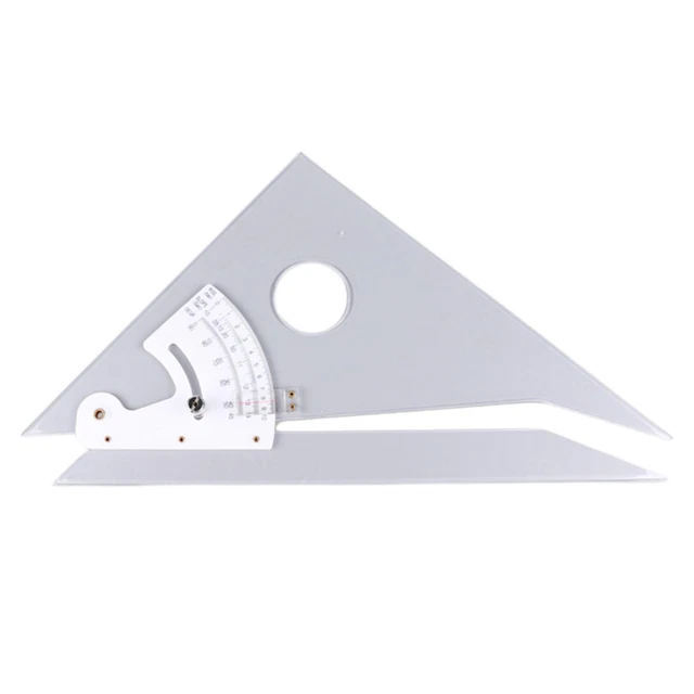 DRAFTING TRIANGLE RULER Adjustable Graphic Scale Architect Engineer ...