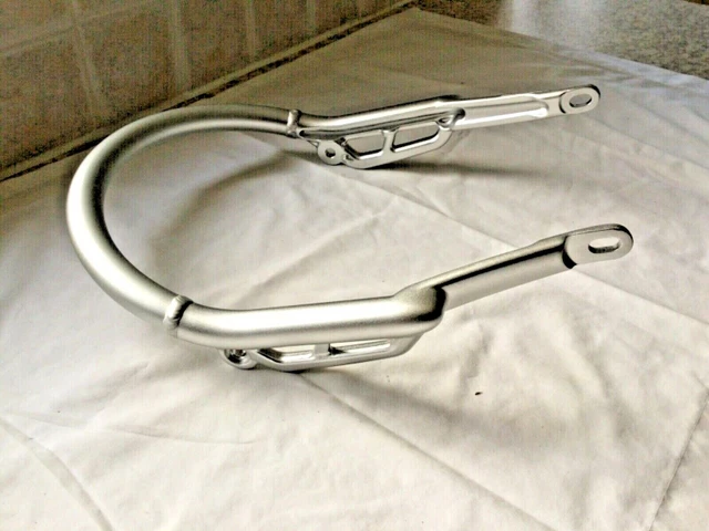 TRIUMPH SCRAMBLER GRAB rail grabrail rear grab handle frame bracket £79 ...