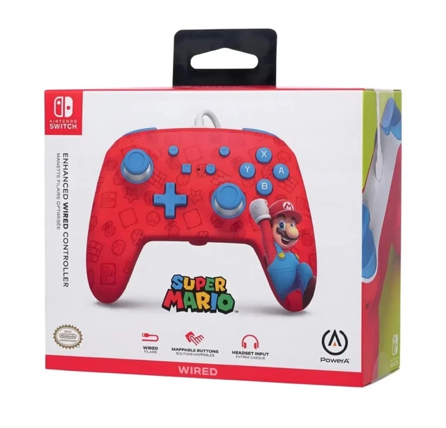 NINTENDO SWITCH ENHANCED Wired Controller-Super Mario New £12.99 ...