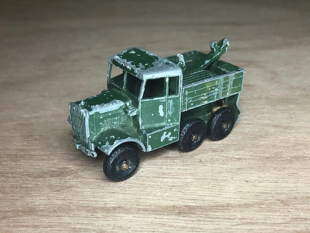VINTAGE LESNEY MILITARY Scammell army breakdown truck #64 - Made In ...