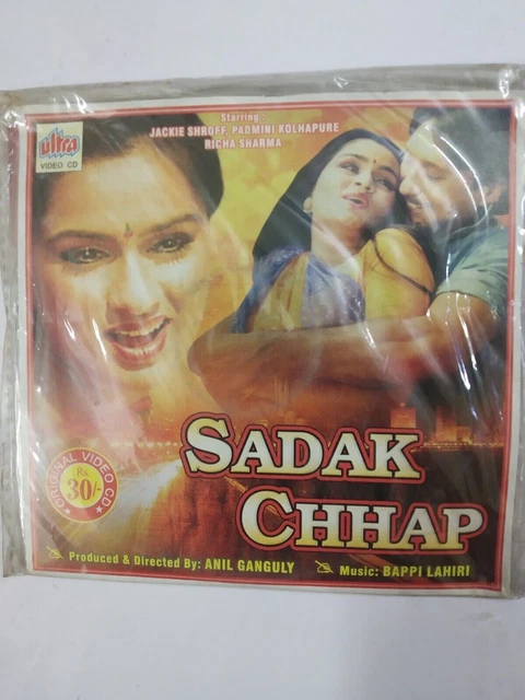 SADAK CHHAP (JACKIE Shroff, Padmini) ~ Vcd Bollywood Sans Sous-Titres ...