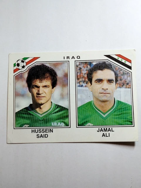 FIGURINA FIFA WC MEXICO PANINI 1986 HUSSEIN SAID - JAMAL ALI n 108 NEW ...