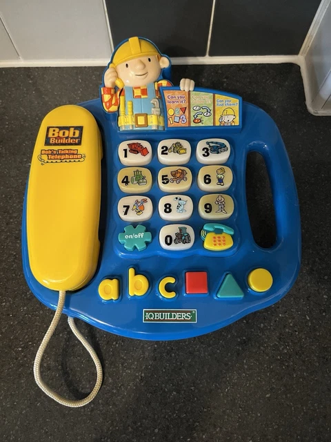VTECH BOB THE Builder Talking Telephone Toy Learning Interactive Fully ...