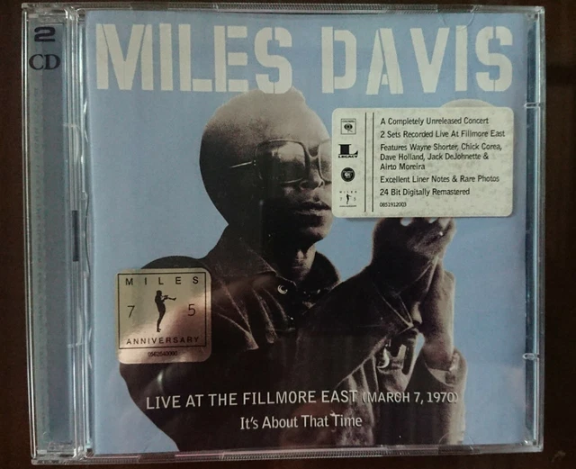 Miles Davis Live At The Fillmore East Blu Spec Cd 2 Japan 2cd Promo