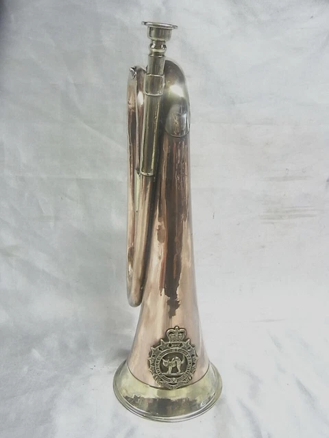 CLAIRON TROMPETTE ONTARIO Regiment Cavalerie Canada Horn Bugle Fidelis Paratus EUR 69,00 ...