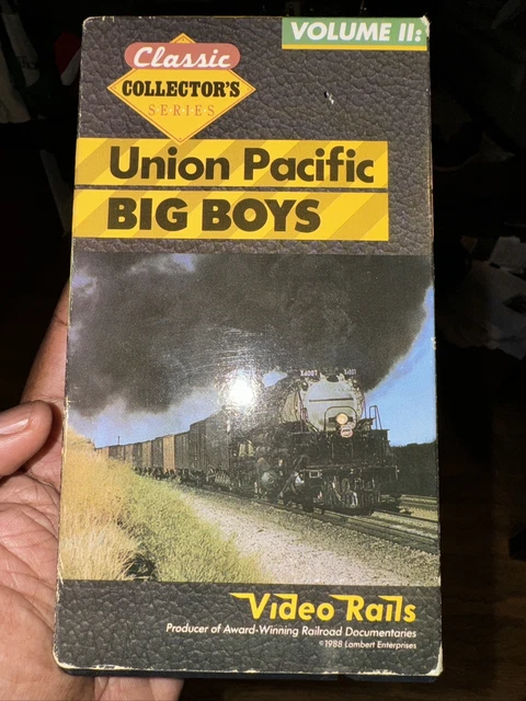 UNION PACIFIC BIG Boys VHS 1988 Volume II Video Rails Rail Road Train ...