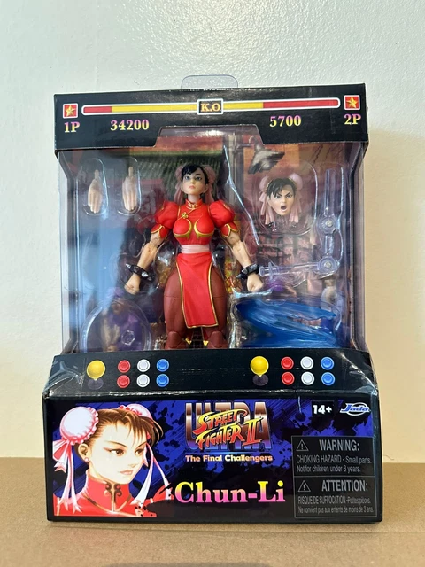 2024 JADA TOYS Street Fighter: Red Chun-Li Action Figure Collezione ...