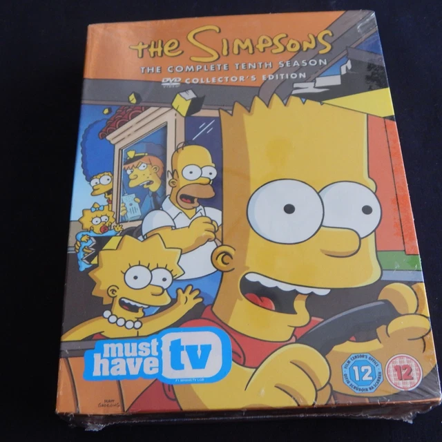 THE SIMPSONS THE Complete Tenth Season 10 Collectors Edition Box Set ...