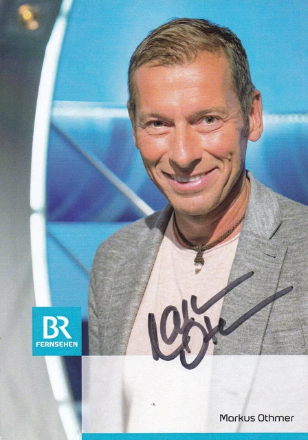 AUTOGRAMMKARTE MARKUS OTHMER - Moderator - TV - Deutschland EUR 1,99 ...