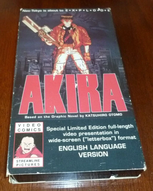VHS AKIRA VHS Tape Anime Katushiro Otomo Streamline Pictures EUR 32,51 ...