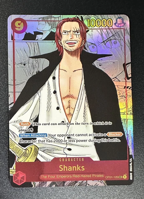 OP01-120 ENG SHANKS MANGA One Piece CARD GAME EUR 750,00 - PicClick IT