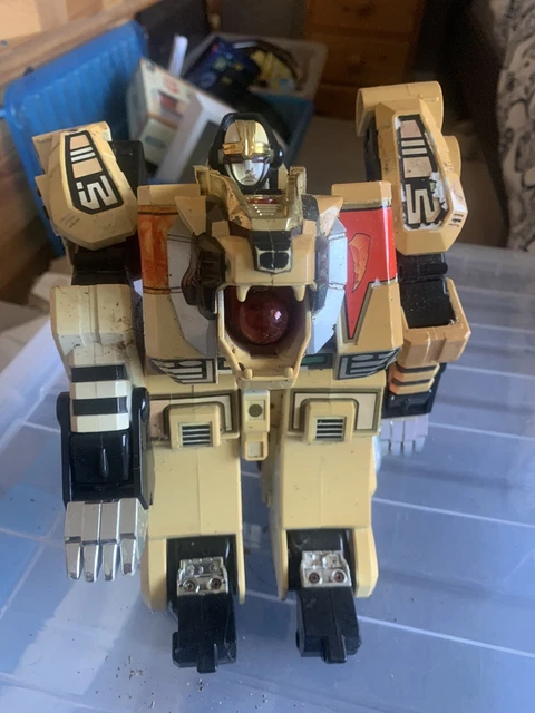 POWER RANGERS MIGHTY Morphin Vintage White Tiger Zord Megazord Bandai ...