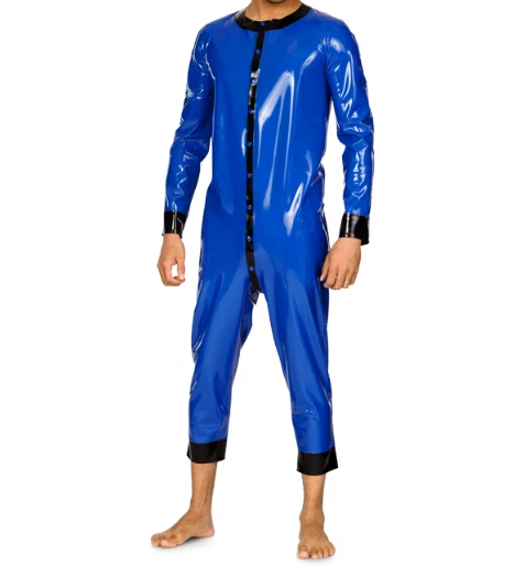 Latex Gummi Rubber Bodysuit Catsuit Ganzanzug Urlaub Beiläufig Draussen