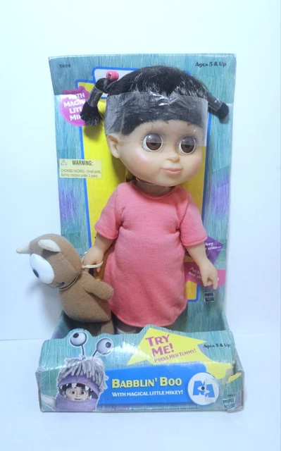 DISNEY PIXAR MONSTERS Inc. Talking Babblin’ Boo Doll With Magical Mikey ...