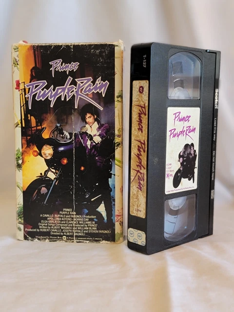 PRINCE PURPLE RAIN VHS 1984 Warner Home Video TESTED no barcode RARE £ ...