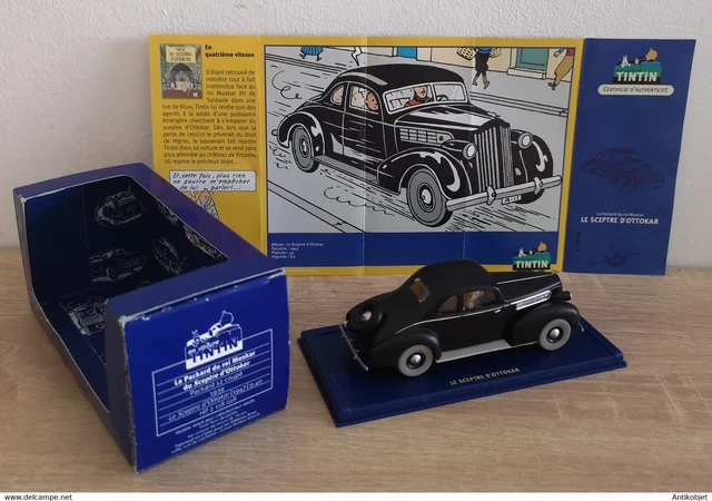 TINTIN LE SPECTRE d'Ottokar Packard 12 coupé du roi Muskar 1939 Atlas 1 ...