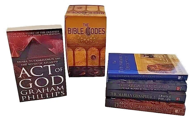 THE BIBLE CODES 5-Book Set Tutankhamun Deception Act Of God Religious ...