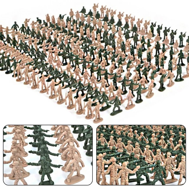 FIGURINES DE SOLDATS miniatures pour enfants jeu de guerre 100 pièces ...