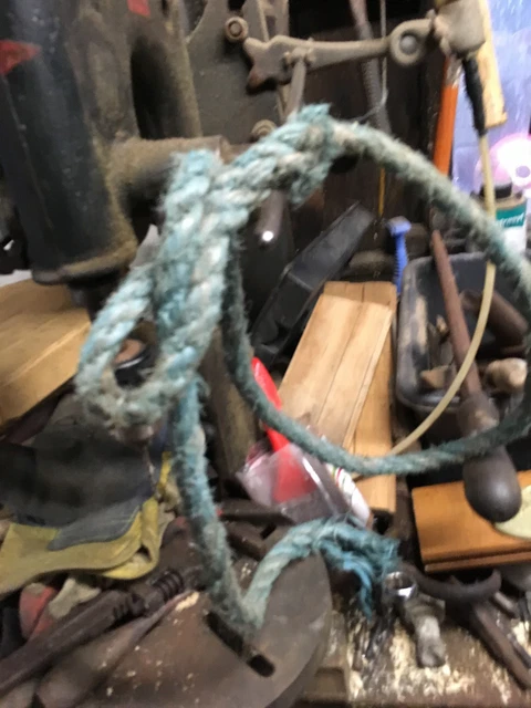 FRED-DIBNAH-LADDER-LASHING-ROPE-USED-BY-FRED-FOR-CLIMBING-CHIMNEYS £8. ...