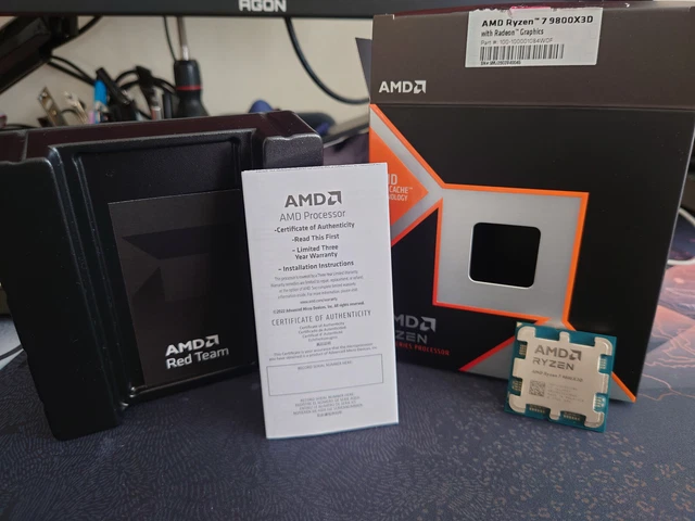 AMD RYZEN 7 9800X3D CPU - 8C/16T, 4.7GHz base, 5.2GHz boost £430.00 - PicClick UK
