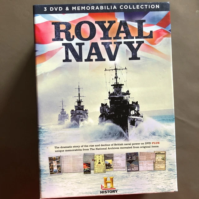 BRITISH ROYAL NAVY Memorabilia Collection 3 DVD BOX SET History Channel ...