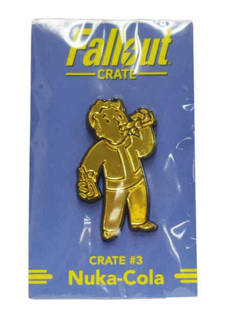 FALLOUT NUKA-COLA PARTY Boy Pin - Standard Gold Variant - Loot Crate $9 ...