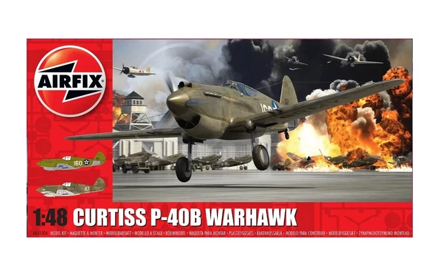 AIRFIX CURTISS -40B Warhawk in 1:48 1605130 Airfix A05130A Bausatz EUR ...