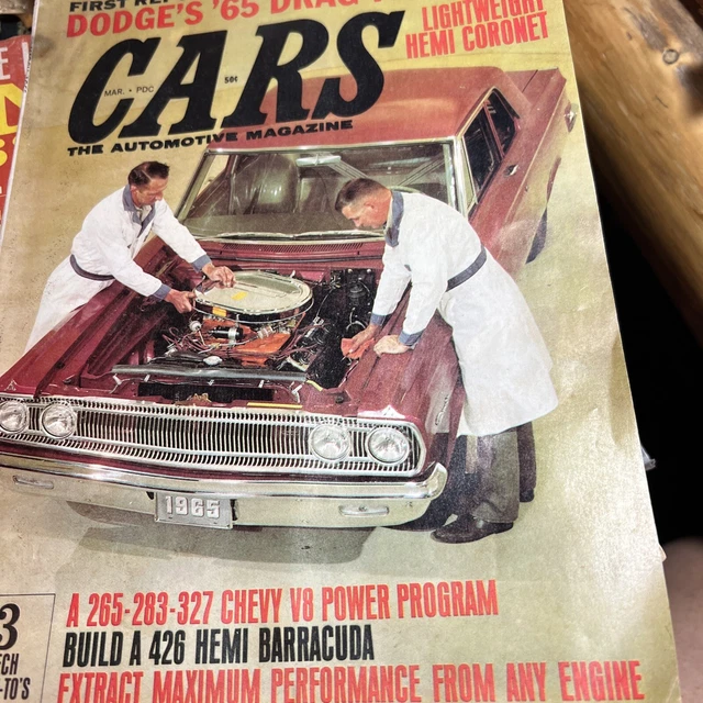 CAR AUTO Magazine March 1965 - Chev V8 power Program, Build A 426 Hemi ...