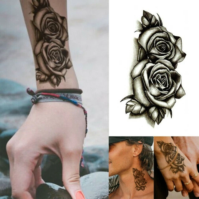 ARM/NECK/LEG FAKE TATTOO Sticker Waterproof Temporary Tattoo Body Art ...
