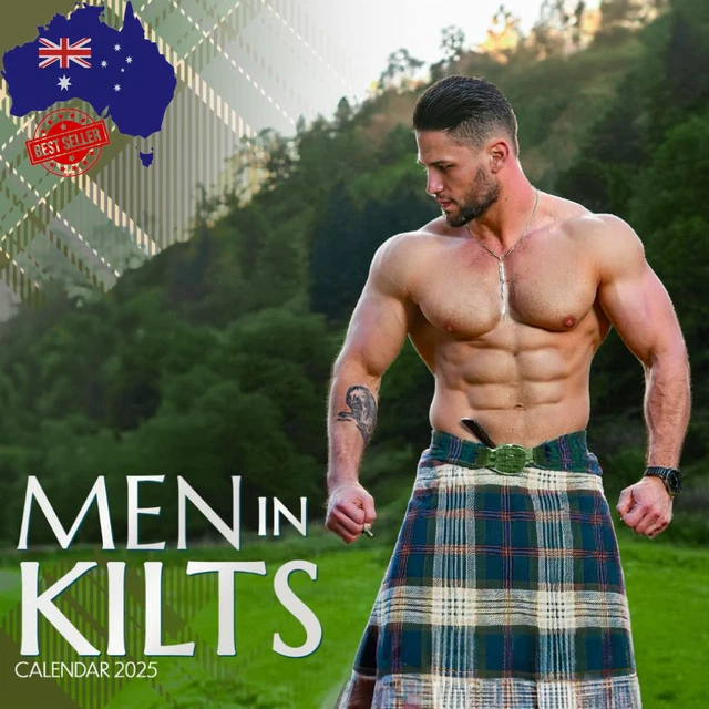 MEN IN KILTS Calendar 2025: a Year of Rugged Scottish Charm $33.99 ...