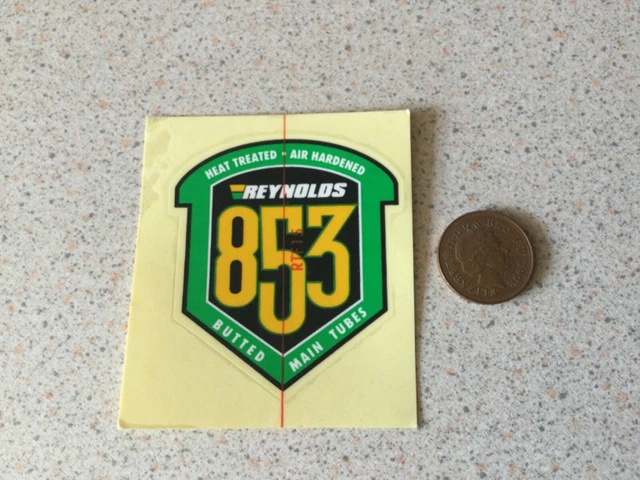 REYNOLDS 853 FRAME Badge Decal, Original Not Reproduction Nos £9.99 ...