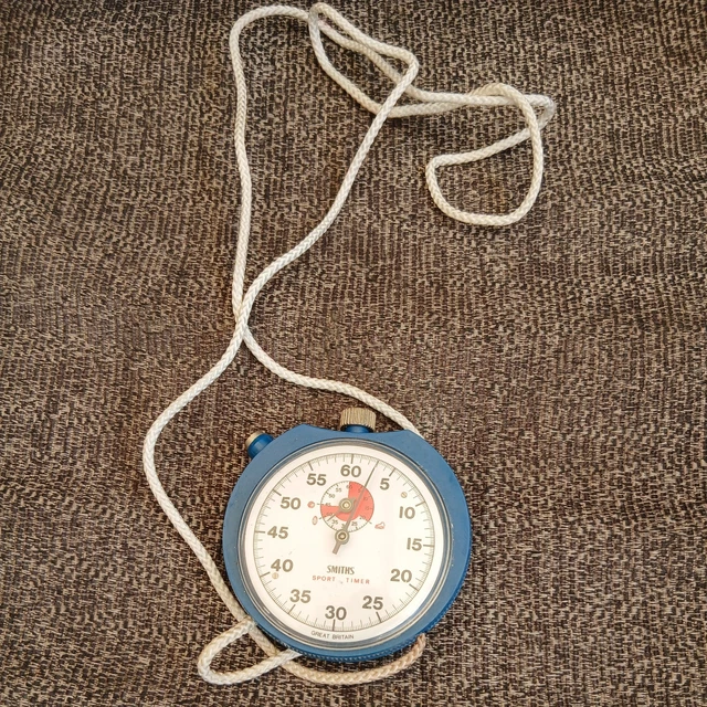 VINTAGE RETRO SMITHS Sport Timer Stopwatch Mechanical Working c1979 £44 ...