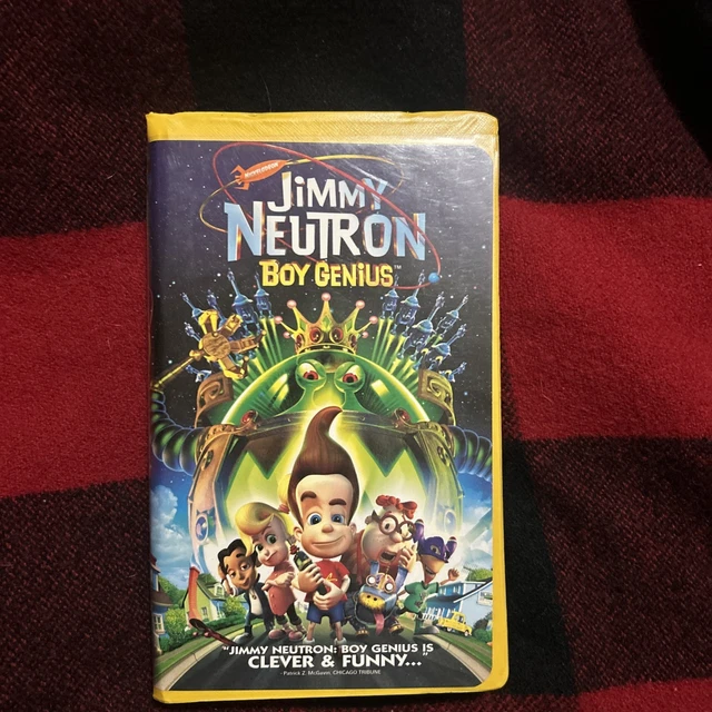 JIMMY NEUTRON: BOY Genius (VHS, 2002, Clam Shell) Nickelodeon $12.00 ...
