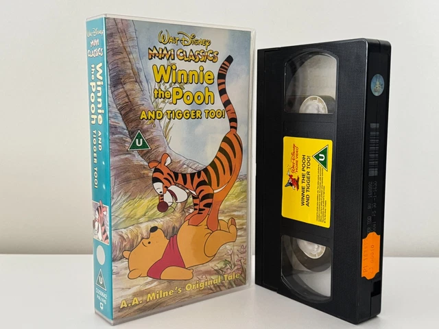 WINNIE THE POOH And Tigger Too! - Walt Disney - PAL VHS Video Tape (H42 ...