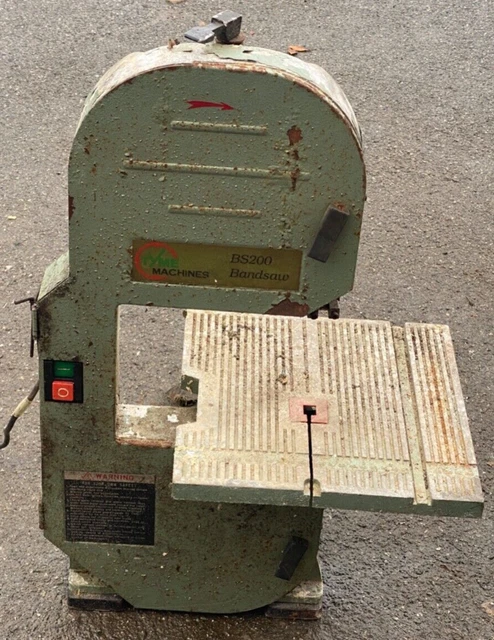 TYME MACHINES BS200 SMALL BANDSAW Band Saw 240v £12.50 - PicClick UK