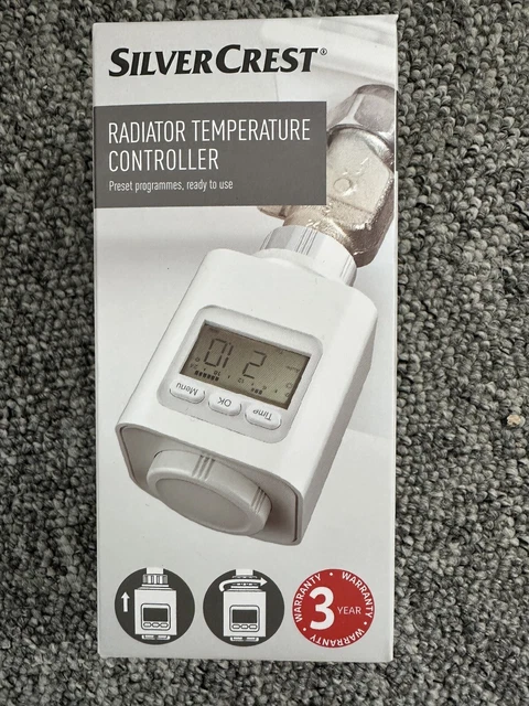 SILVERCREST RADIATOR TEMPERATURE controller Digital TRV £13.95 ...