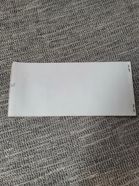 VINTAGE 1987 INTERCITY British Rail Railway Train Paper ticket London ...