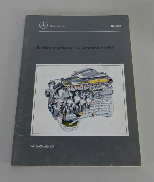 MANUEL D'ATELIER LANCEMENT Mercedes V12 Moteur M137 Im W220 C215 / CL ...