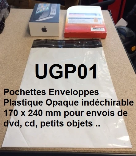 100 170X240MM UNTEARABLE 50μ Opaque DVD Size Plastic Case Wrap £10.87 ...