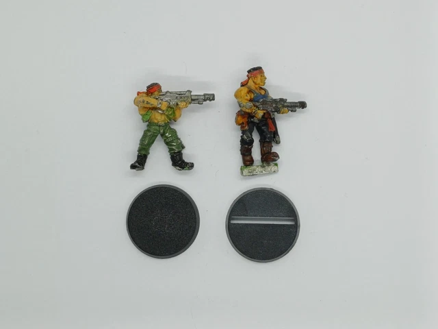 WARHAMMER 40K IMPERIAL Guard Astra Militarum metal Catachans with ...