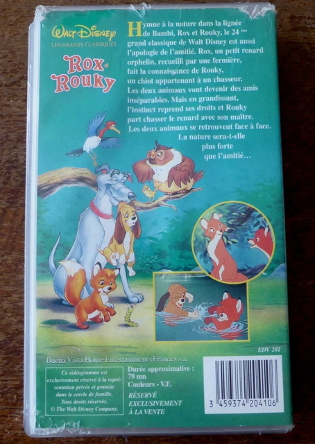 Cassette Video Vhs Rox Et Rouky Walt Disney Eur 300 Picclick De
